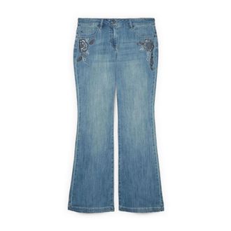 Fiorella Rubino Damen, Jeans, Blau, 7XLGr&ouml;&szlig;e