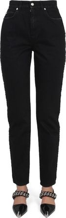 Alexander McQueen Boyfriend Cotton Jeans - Black