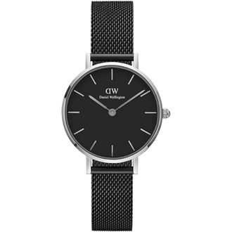 Daniel Wellington Femme, Accessoires, Noir, Taille: ONE Size Montre Petite Ashfield