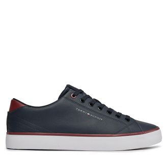 Tommy Hilfiger Sneakers Tommy Hilfiger Th Hi Vulc Core Low Leather FM0FM05041 Dunkelblau