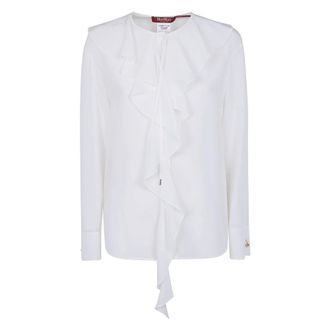 Max Mara Femme, Blouses et Chemises, Blanc, Taille: 34 FR Mstepica Shirt