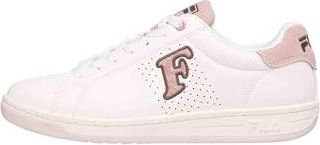Fila Femme Crosscourt 2 Nt Patch WMN Basket, White Pale Mauve, 39 EU