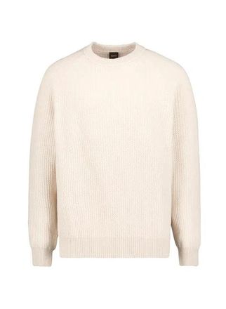 Boss Orange by Hugo Boss BOSS Orange Herren Pullover beige unifarben