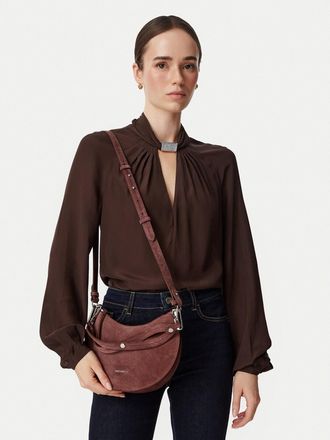 Coccinelle Handtasche Coccinelle QKG Coccinellesunup Suede E1 QKG 13 03 01 Dunkelrot