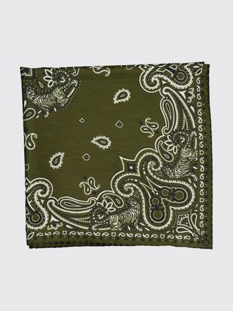 Ferragamo Foulard carr&eacute; Arabesque en coton et soie &agrave; imprim&eacute; bandana