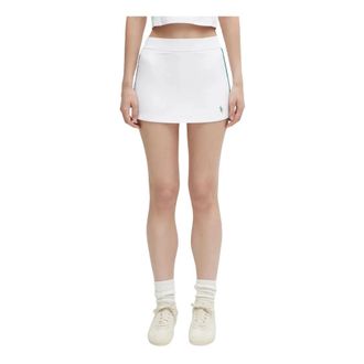 Sporty & Rich SRC Court Skirt - - Skirts - Damen - Wei&szlig; - M