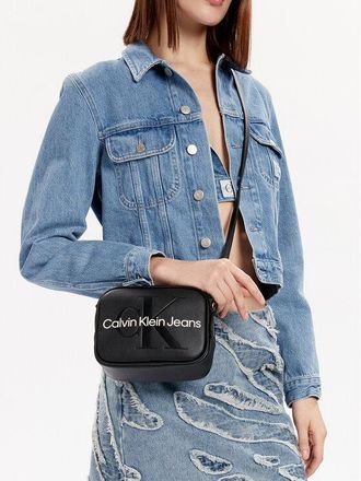 Calvin Klein Jeans Handtasche Sculpted Camera Bag18 Mono K60K610275 Schwarz