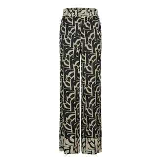 Marc Aurel Viscose Satin Graphic Pantalons - Femme - Pantalons - Multicolore - Taille: 46 FR