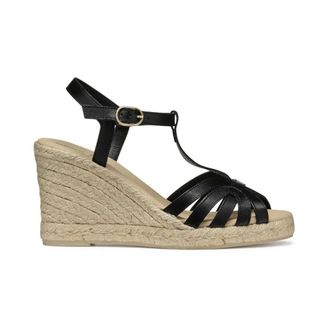 Geox D Gelsa Wedge Espadrilles - - Shoes - Damen - Schwarzk - 41 EU