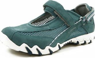 Mephisto Allrounder, NIRO Filet c Suede/Open Mesh, Femme Basket_Mode_Basse Bleu bi-mati&egrave;re UK5.5-38 2/3 EU