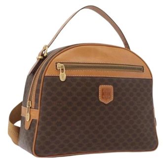 Celine Pre-owned Vintage Macadam Canvas Backpack - - Pre-owned - Damen - Braun - ONE SIZE