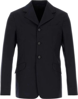 Jil Sander Homme, Vestes, Bleu, Taille: XL Wool Blazer