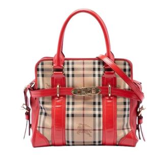 Burberry Sac bandouli&egrave;re Minford Portrait Pre-owned - Femme - Pre-owned - Rouge - Taille: ONE Size
