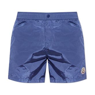 Moncler Homme, Maillots de bain, Bleu, Taille: M Short de bain avec &eacute;cusson logo