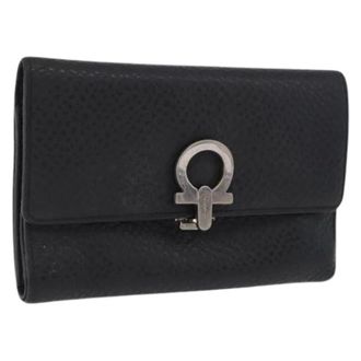 Ferragamo Portefeuille Bifold Pre-owned - Femme - Pre-owned - Noir - Taille: ONE Size