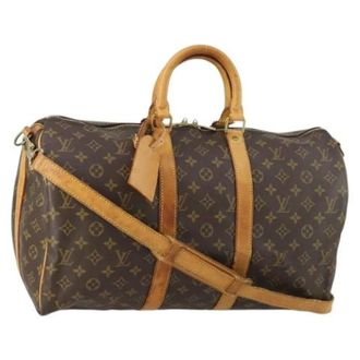 Louis Vuitton unisex, Pre-owned, Brun, Taille: ONE Size Sac Week-End en Toile Pre-owned