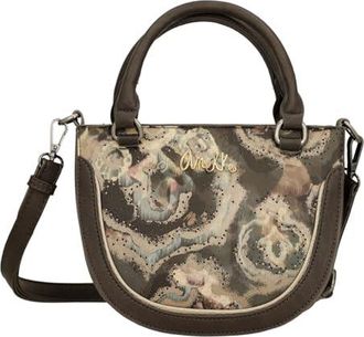 Anekke sac à épaule bandoulière sac à main Manifesto Oval Crossbody Bag Multicolor brun