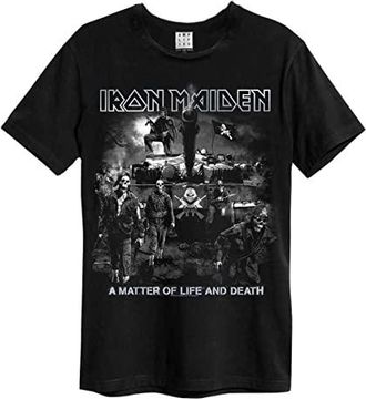 Amplified Iron Maiden Killers World Tour T-Shirt Gris Anthracite, Gris, XL