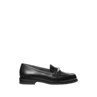 Michael Kors Mocassins &agrave; mors logot&eacute; en cuir de vache