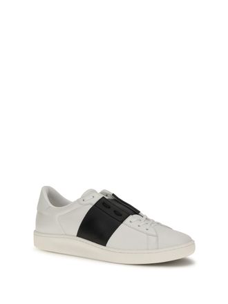 Valentino Garavani Mens Open Sneakers Bianco-Nero-Nero-Bianco Bianco-nero/nero/bianco
