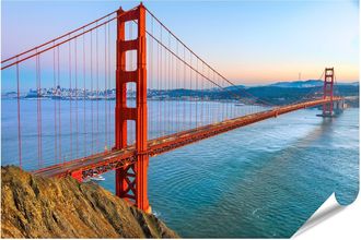 Islandburner XXL Bild Poster Golden Gate Bridge San Francisco Kalifornien Usa Premium Bilder Fotodruck