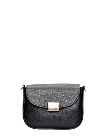 Anna Luchini Schwarz Rindsledertasche