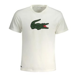 Lacoste Homme, Tops, Blanc, Taille: 2XL T-shirt &agrave; manches courtes