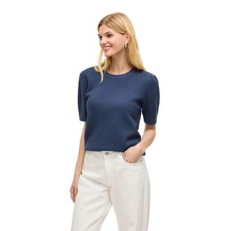 Vila Vidalo O-Neck S/S Knit Top - Noos