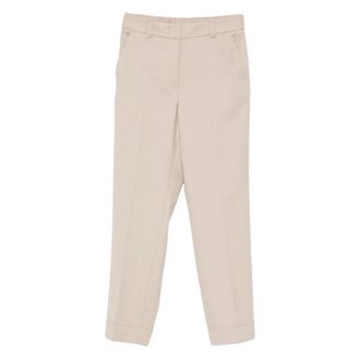 PESERICO B&uuml;gelfaltenhose - - Trousers - Damen - Beige - 2XL