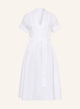 120% Lino 120%Lino Strandkleid weiss