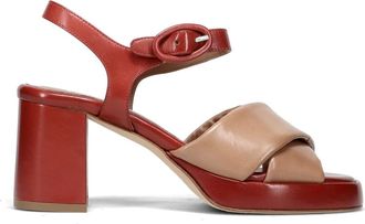 Lorenzo Masiero Femme, Chaussures, Rouge, Taille: 37 EU Sandales &agrave; Talons Hauts