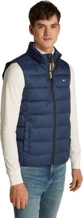 Tommy Jeans Herren Weste Down Leicht, Blau (Dark Night Navy), XXL