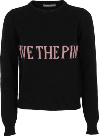 Alberta Ferretti Rundhalspullover - Schwarz