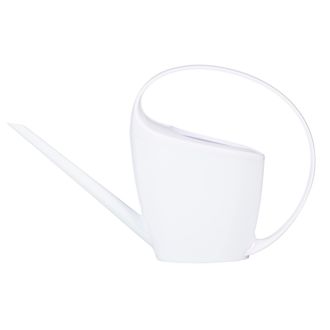 Scheurich Loop, Gießkanne aus Kunststoff, Farbe: Loop, White, 36 cm Breite, 11 cm Tiefe, 23,5 cm hoch, 1,4 l Vol