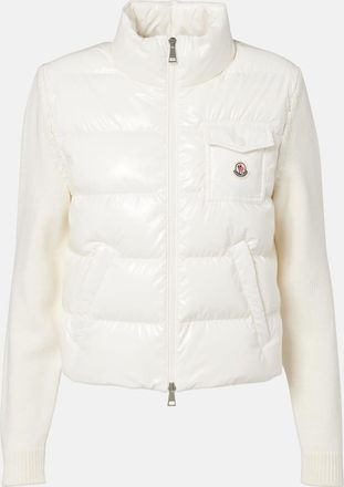Moncler Cardigan matelass&eacute; en laine