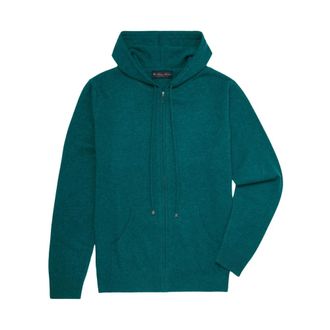 Brooks Brothers Woll- und Kaschmirhoodie - - Knitwear - Herren - Blau - M
