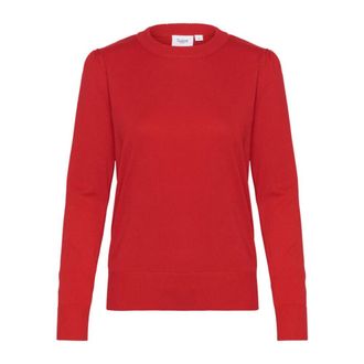 Saint Tropez MilaSZ Pullover Racing Red - Femme - Pulls - Rouge - Taille: 38 FR