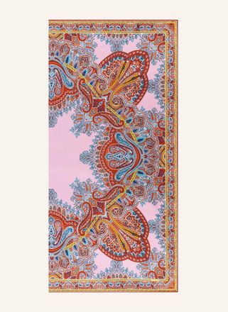 Roeckl Seidentuch Paisley Reflection rosa