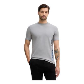Karl Lagerfeld KL Logo-Print T-Shirt - - Tops - Herren - Grau - M