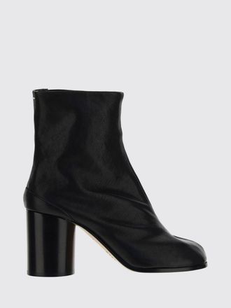Maison Margiela Bottines Tabi en cuir avec talon cylindrique haut