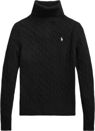 Polo Ralph Lauren Pullover mit Rollkragen - - Knitwear - Damen - Schwarzk - M