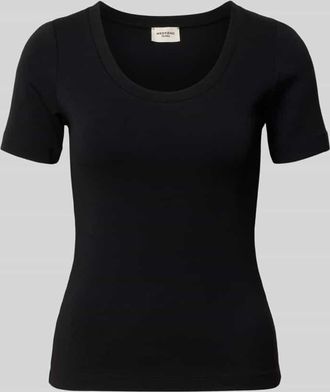 Max Mara Regular Fit T-Shirt aus Baumwoll-Mix Modell WKDMULTIJ