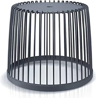 Prosperplast Gartenkorbst&uuml;tze - dekorativer Beistelltisch CLUBO 50L., Abmessungen (mm) 450x450x410, Farbe Anthrazit