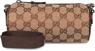 Gucci Mens Shoulder Bag Gg Ebony Polyester Messenger