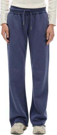 Superdry Damen Athletic Print Ausgestellte Jogginghose Mariner Marineblau 40