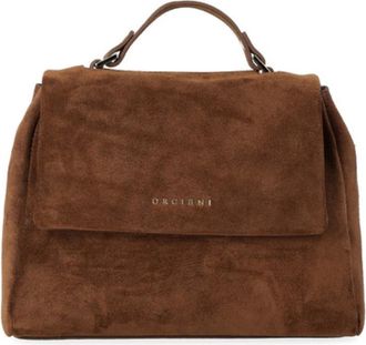 Orciani Femme, Sacs, Brun, Taille: ONE Size Sveva Peach Small Handbag