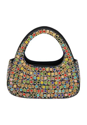 Faina Handtasche Handtasche Frauen schwarz mehrfarbig