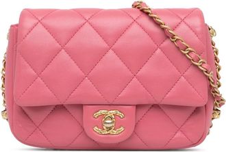 Chanel Hobo Bags - Small Quilted Lambskin Dynasty Flap - Gr. unisize - in Gold - für Damen