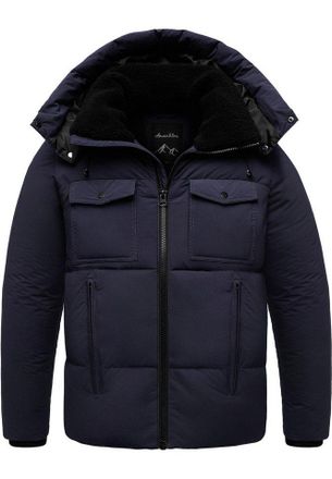 Amaci & Sons Winterjacke RENTON Winterjacke Herren Gef&uuml;tterte Winter Jacke f&uuml;r M&auml;nner mit Kapuze