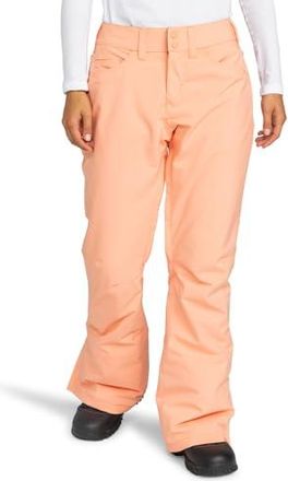 Roxy Backyard PT Pants, Peach Pink, M Womens